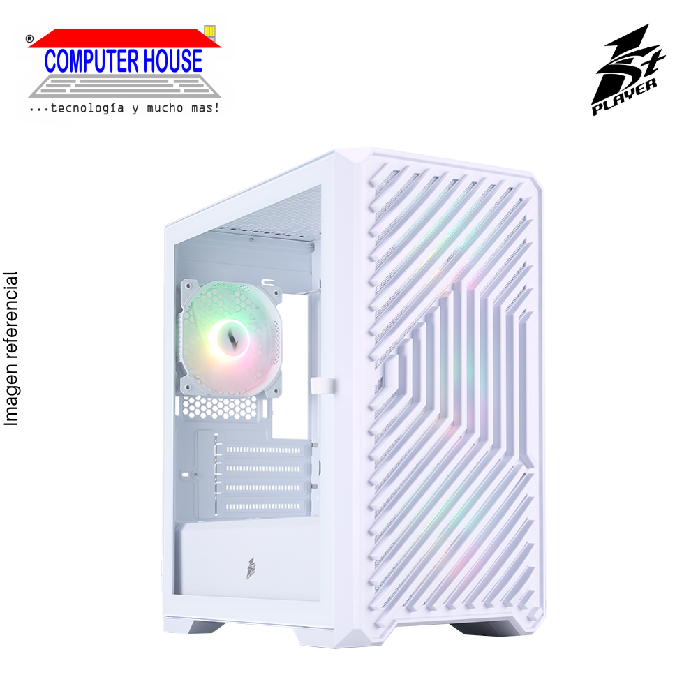 Case 1St Player T3 Black, MESH PANEL, X4 FAN ARGB 12CM – Computer House