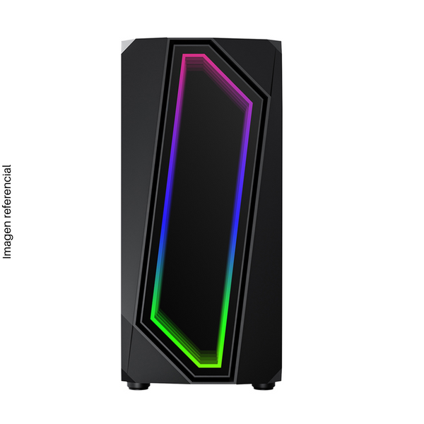 Case Midtower 1St Player IS6, SIN FUENTE, Black, lateral trasparente ...