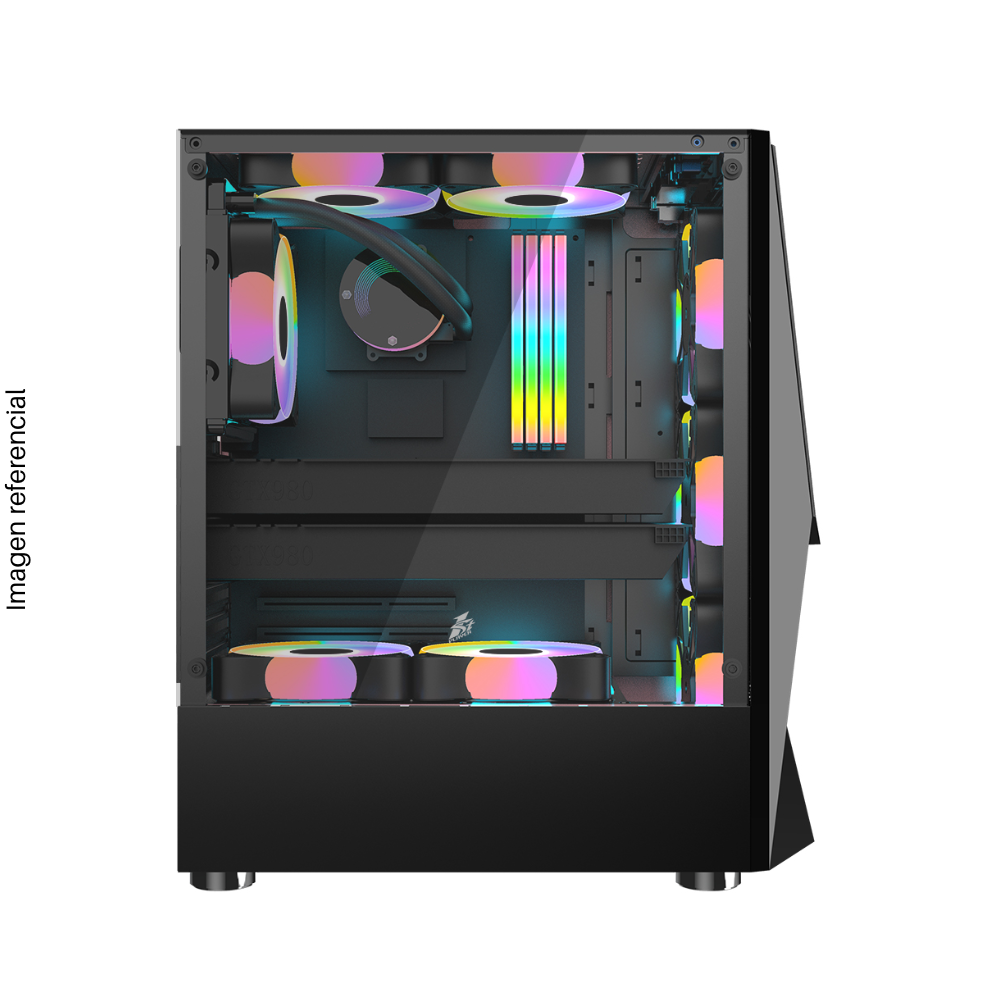 Case 1St Player DK-3, Black, WITHOUT SOURCE, transparent side, RGB ...