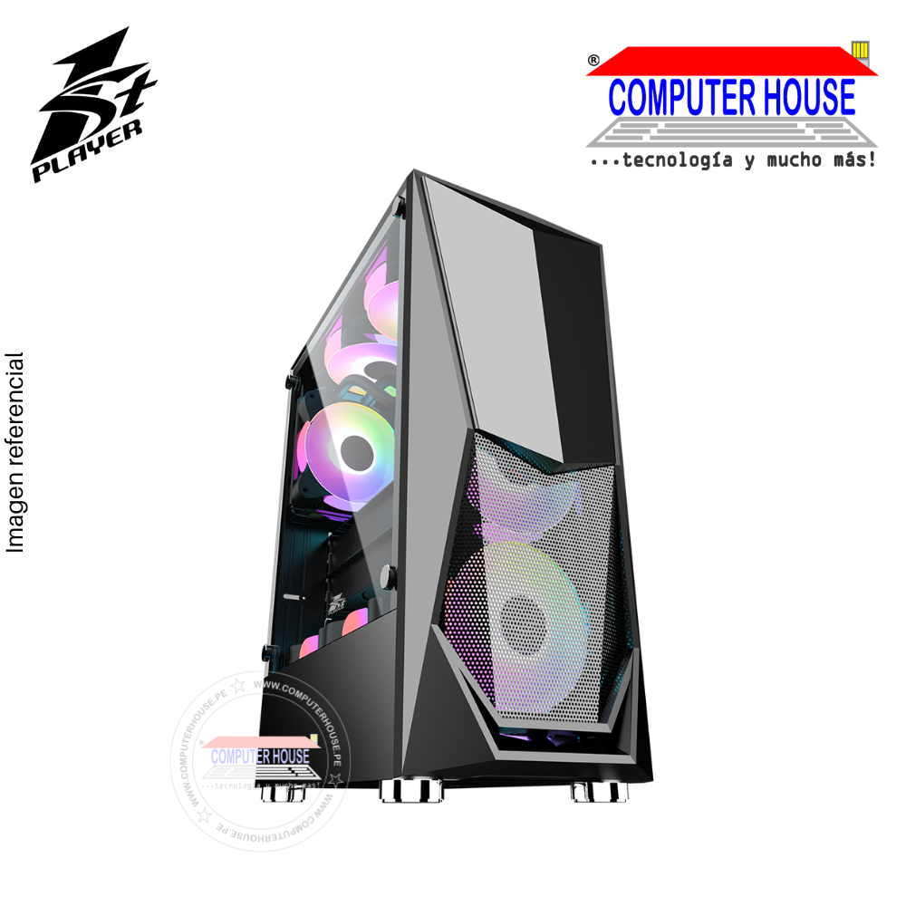 Case 1St Player DK-3, Black, WITHOUT SOURCE, transparent side, RGB ...