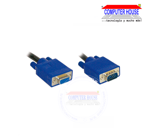 Cable de video VGA Hembra a Macho 1.2mts – Computer House